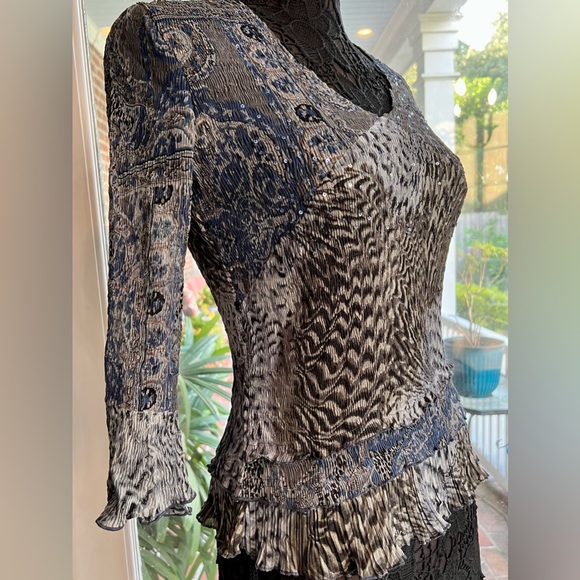 Alberto Makali | Tops | Alberto Makali Unique Multicolored Blouse Is ...